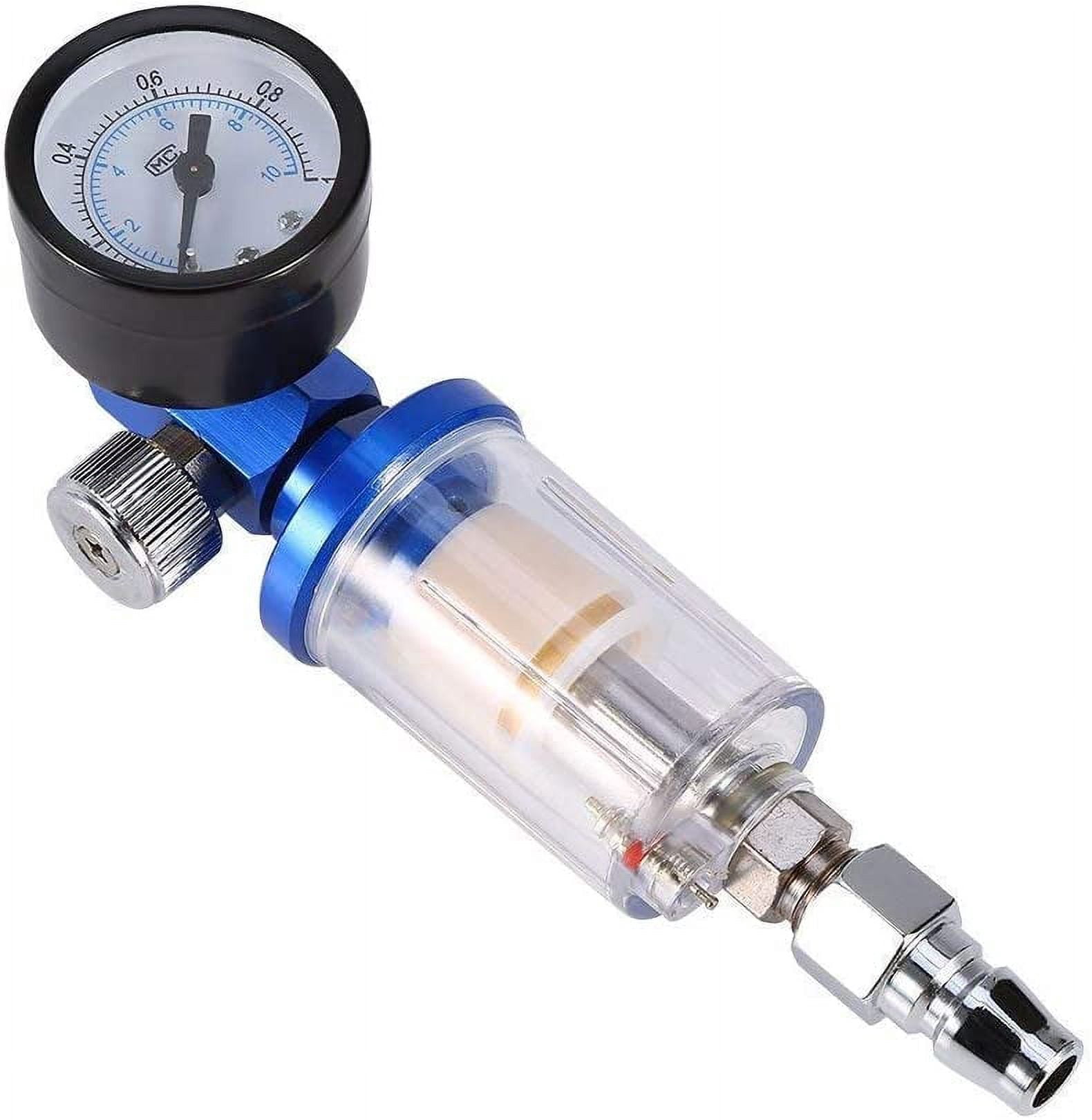 Spray Gun Air Compressor + Air Regulator Oil Water Separator Trap ...