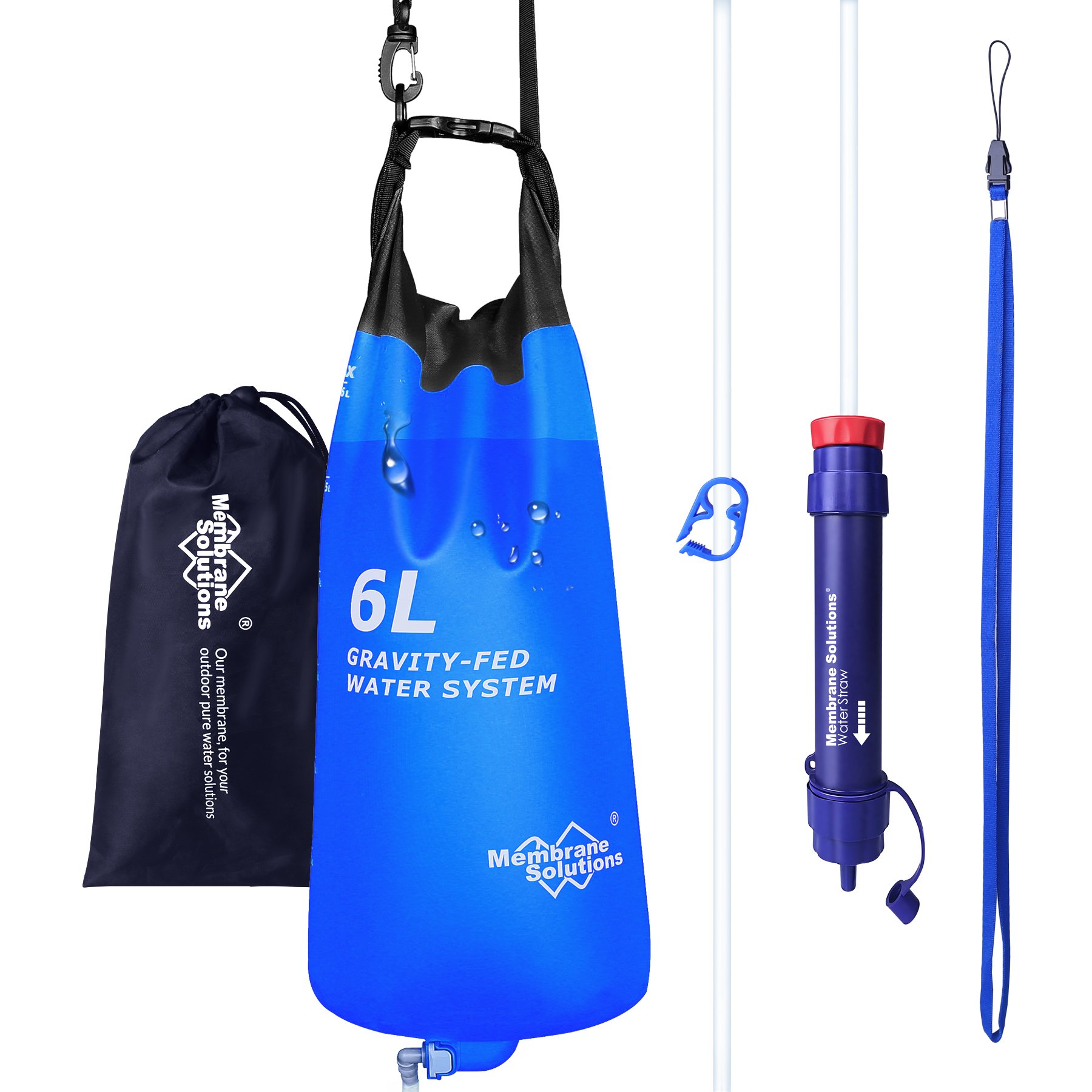 Sawyer 1Gal Bladder Gravity Water Filter System Purifier Emergency Survival Sport en vrije tijd ...