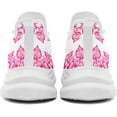 Coolcustomize Women's Skull & Rose Running Shoes Trendy Floral Sneakers ...