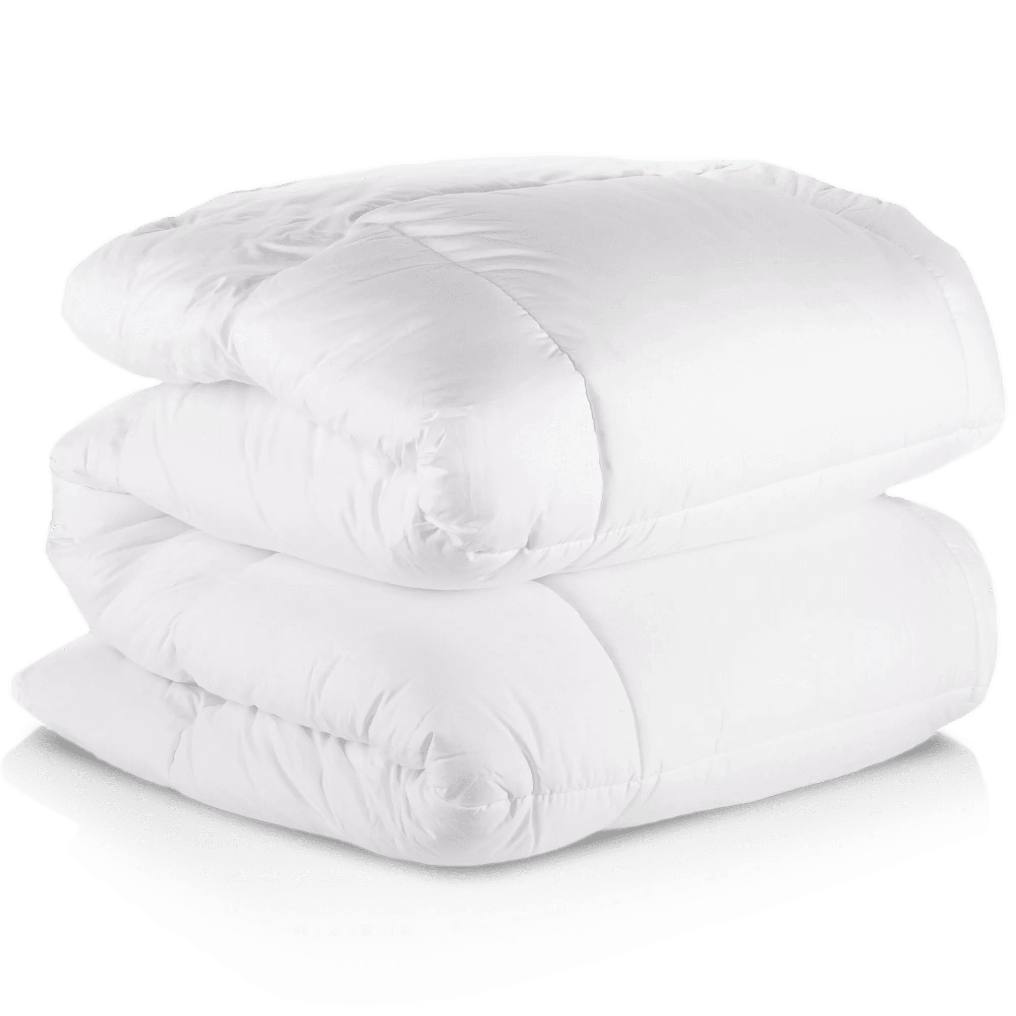 Click here for Bouclair White Polyester Duvet 90 X 90 In (228.6 X... prices