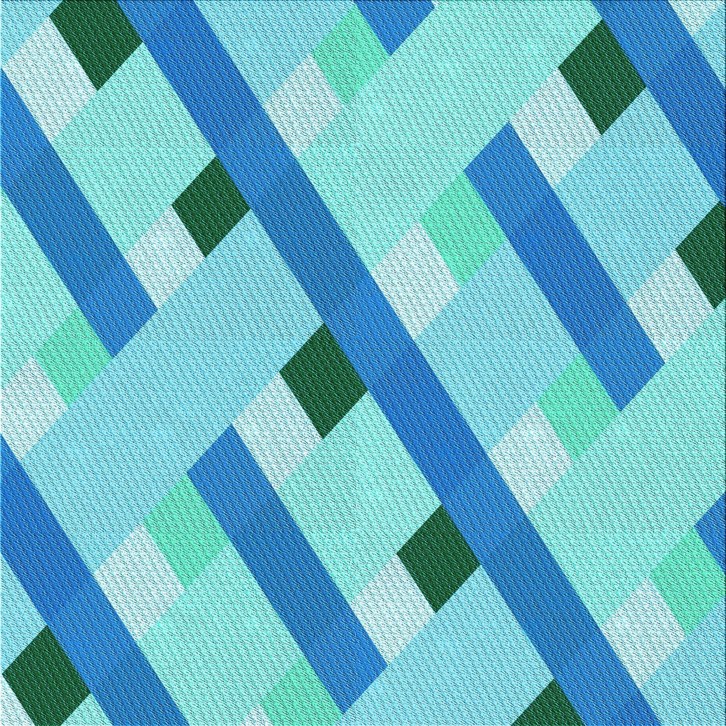 Ahgly Company Indoor Square Patterned Dark Turquoise Green Area Rugs, 5 ...