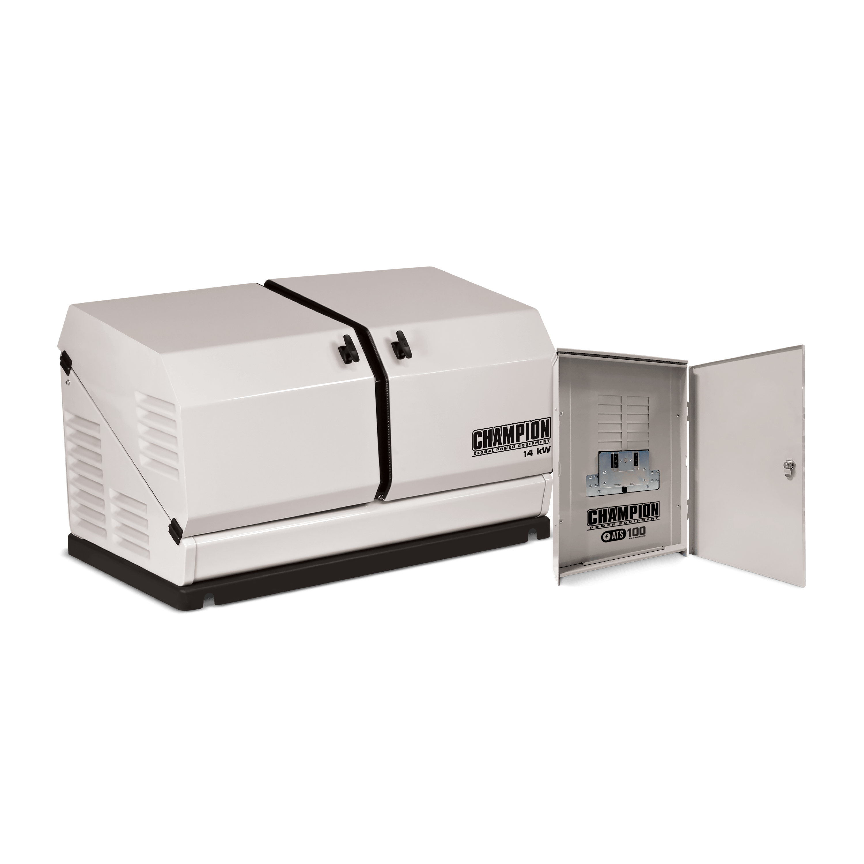Champion 100292 14-kW Home Standby Generator with 100-Amp Outdoor-Rated ...