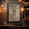 Affixzi Cowboy Bathroom Print Wall Art, Western Ranch Guest Restroom ...
