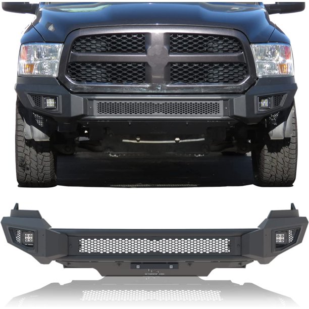 IRONBISON Front Bumper for 2013-2018 Dodge RAM 1500 (Exclude Rebel Trim ...