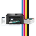 Brother Work Smart 1360 Wireless Color Inkjet All-in-One Printer Bundle ...