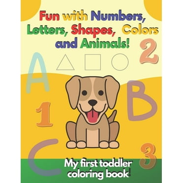 Coloring Books Animal Coloring Book Fun For Kids: Fun with Letters ...