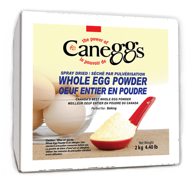 CanEggs Whole Egg Powder 2Kg ( 4.4 Lb), Spraydried Whole Eggs Powder ...