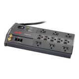 APC 11-Outlet Surge Protector 3020 Joules with Telephone, DSL and ...