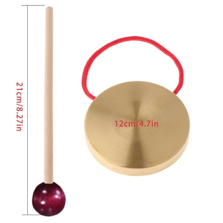 1 Set Hand Gong Cymbals Band Rhythm Percussion Instrument Portable ...