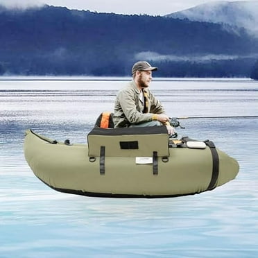 Magshion 3-Person Sport Inflatable Dinghy Boat, 9' Tender Fishing Boat ...