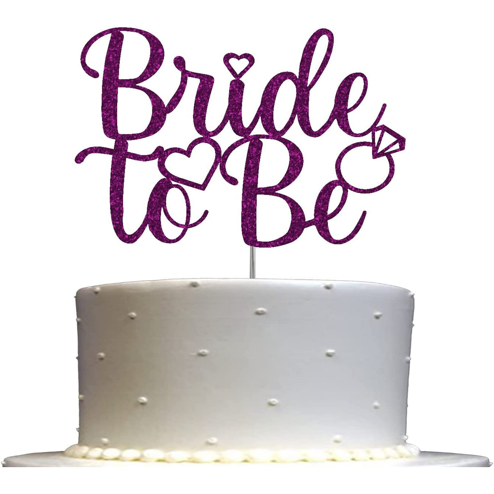 Purple Bachelorette Cake