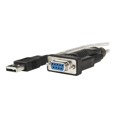 Rocstor Premium - USB / serial cable - USB (M) to DB-9 (F) - 5 ft ...