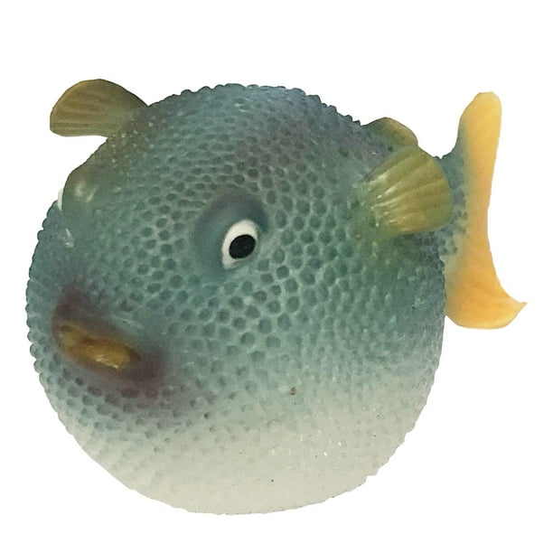 Landscaping Small Aquarium Puffer Fluorescent Simulation Puffer Fish ...
