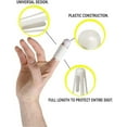 Dukal Large Plastic Finger Guards, Disposable Medical Protection, 12 ...