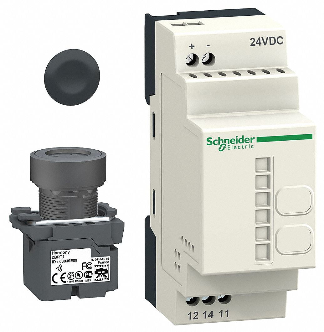 Schneider Electric Push Button Transmitter and Receiver Kit XB5RFB01 ...