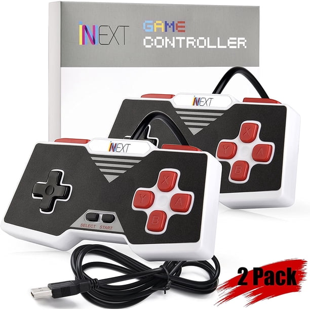 2 Pack XYCCA USB Classic SNES Controller Gamepad for Windows PC Mac ...