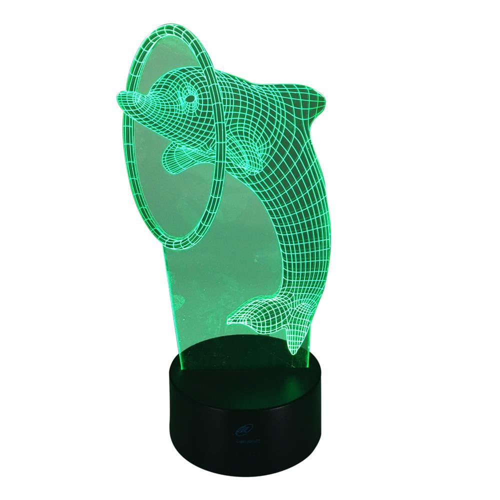 Lightahead Amazing 3D Optical Illusion Touch Night Light LED Desk Lamp ...