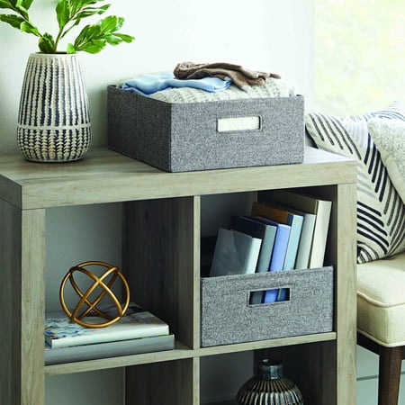 Better Homes & Gardens Adult Half-Size Fabric Cube Storage Bin 1 Piece ...