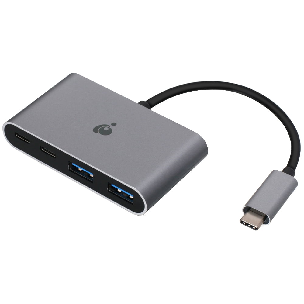 IOGear USB-C 10G 4-Port Hub w/ 100W Power Delivery 3.0 Pass-Through ...