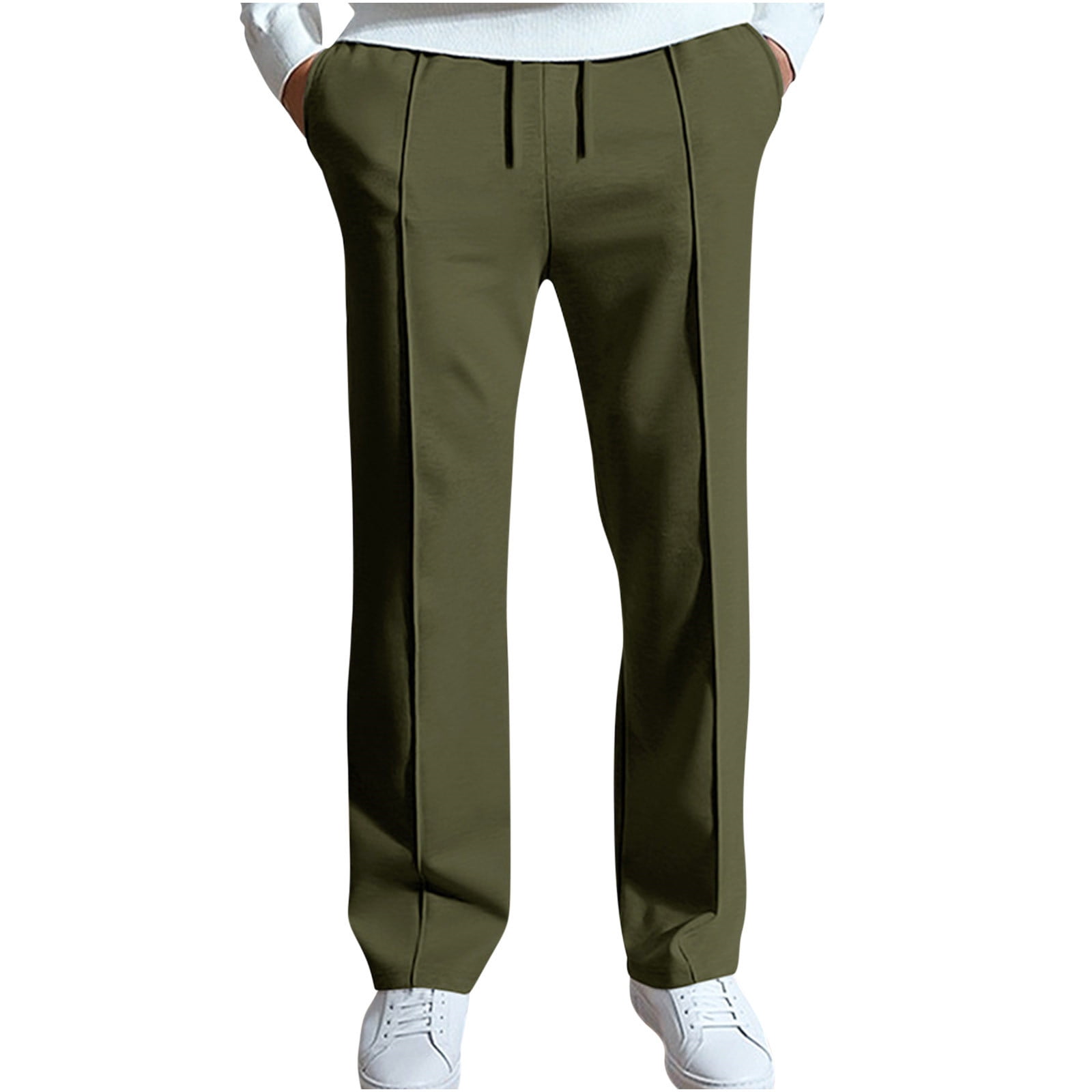 Click here for Unbranded Sweatpants For Men Mens Twill Drawstring... prices