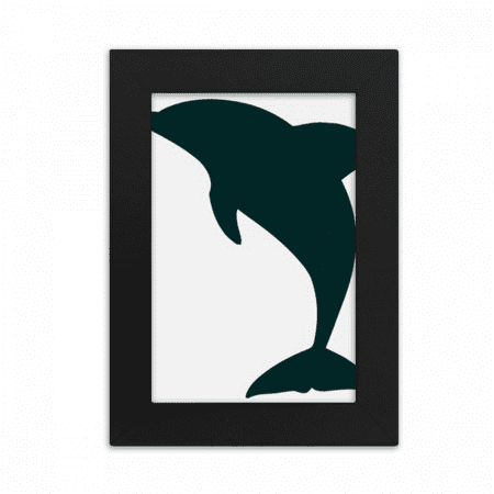 Blue Ocean Docile Cute Dolphin Desktop Photo Frame Picture Display Art ...