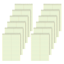 "TOPS Bound Lined Writing Memo, Spiral Steno Notebook, Gregg Rule, 6 ...