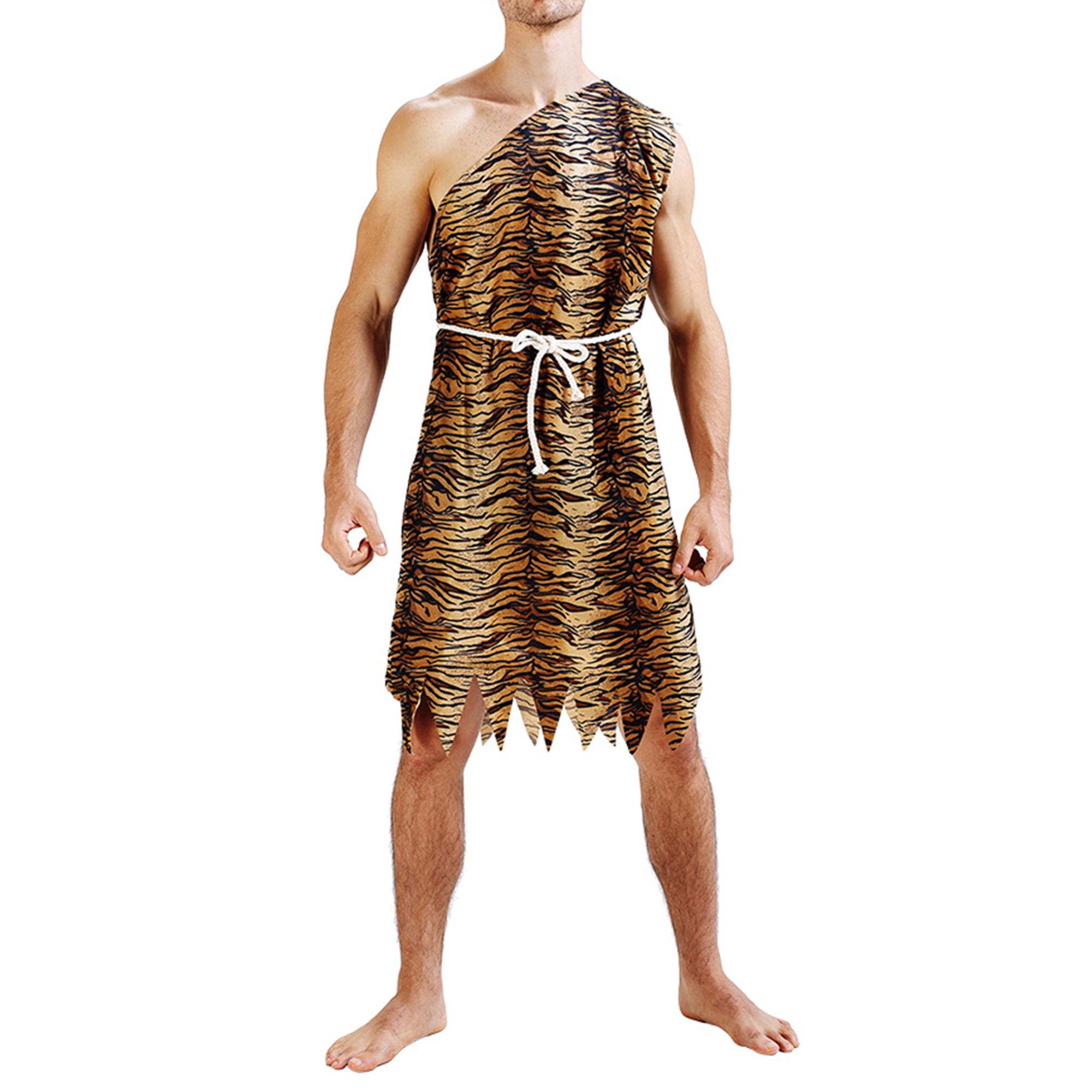 Click here for Gupgi Adult Halloween Caveman Costume  Men Leopard... prices