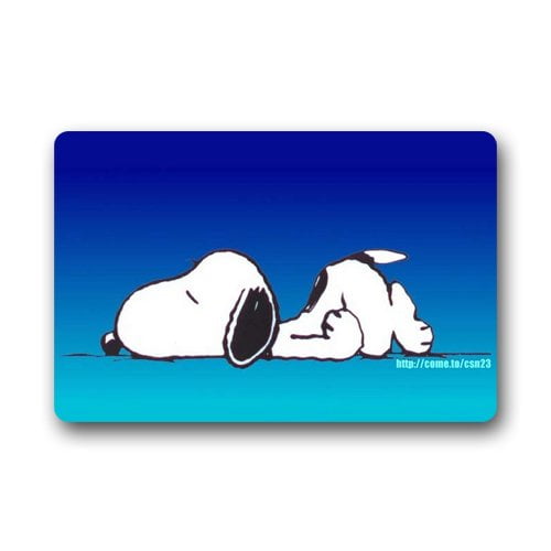 Click here for Qifeiha Sleeping Snoopy Doormat Outdoor Indoor Flo... prices