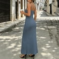 Aeguzox summer Dresses for Women Elegant Night Out Thin Spaghetti Strap ...
