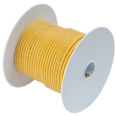 Ancor Yellow 18 AWG Tinned Copper Wire - 35' [181003] - Walmart.com