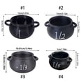 Capricious Cauldron Shape Measuring Cups Halloween Kitchens Accessories ...
