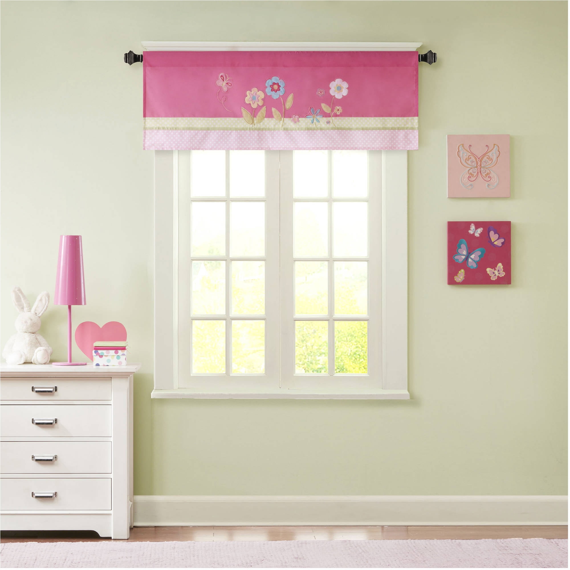 Home Essence Kids Blossoms Printed and Applique Valance - Walmart.com