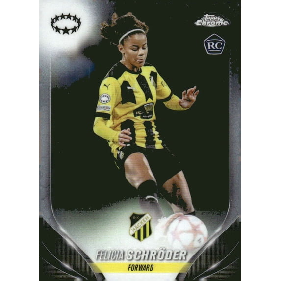 2023-24 TOPPS CHROME UEFA WOMEN'S CHAMPIONS LEAGUE #86 FELICIA SCHRODER ...