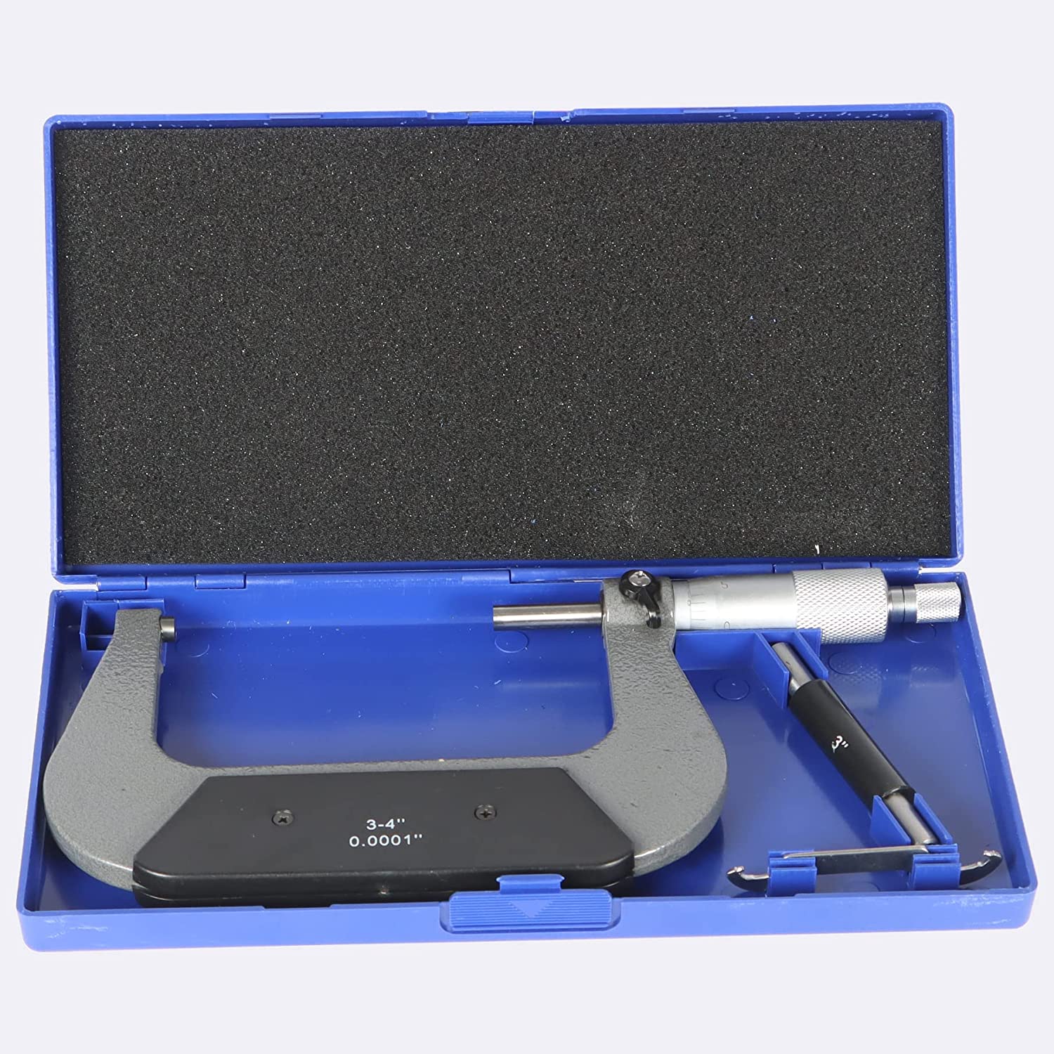 Handdo 3-4 in Precision Outside Micrometer W/Box, 0.0001 Graduation ...