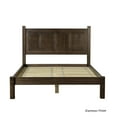 Grain Wood Furniture Shaker Solid Wood Panel Platform Bed, Full Size ...