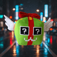 Festive Lucky Block Plush - 9" H x 13.8" L x 6.69" W Mystery Surprise ...