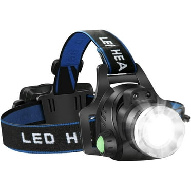 Swiss Tech Rechargeable 500 Lumens LED Headlamp, IPX4 Weatherproof, UV ...