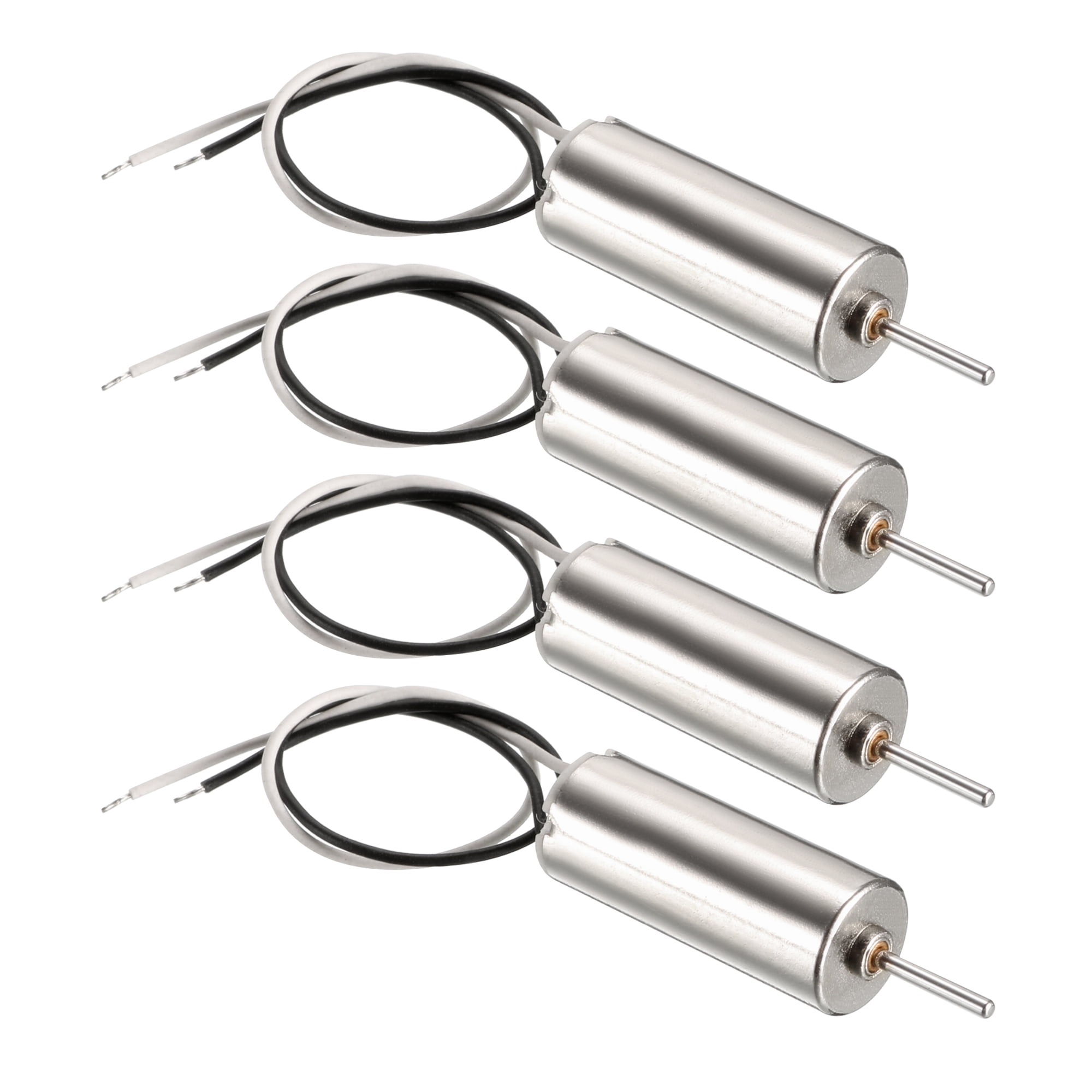 Uxcell 0.24''x0.59'' 3.7V Coreless Micro DC Motor 614 for Airplane ...