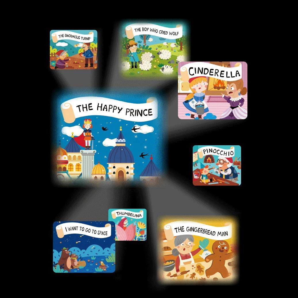 Antorcha de proyección Brillar Proyector de libros de cuentos para ...