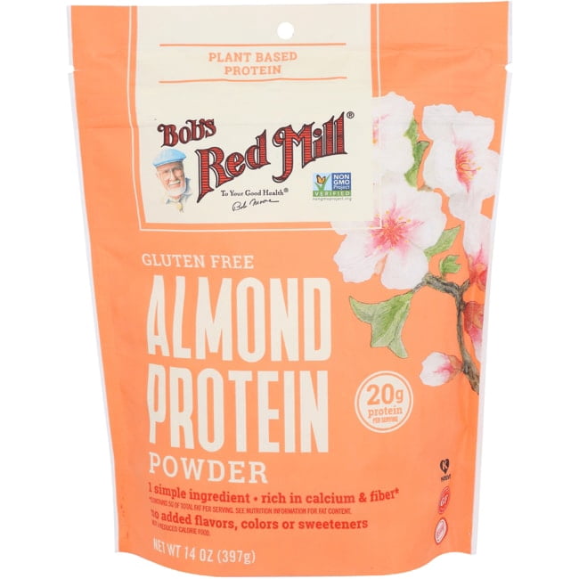 Bob's Red Mill Plant-Based Almond Protein Powder, 20g Protein, 14 oz ...