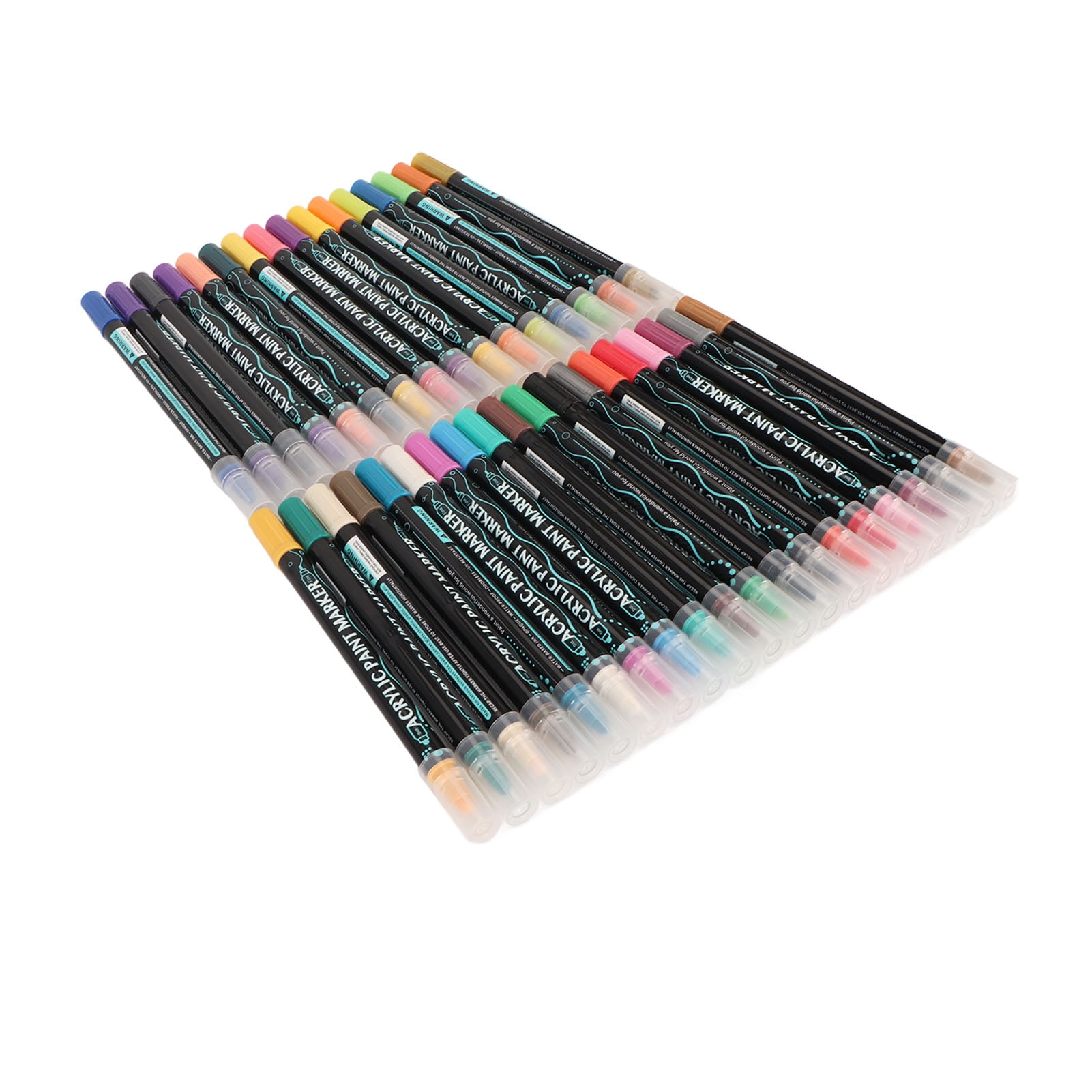 Click here for Zaqw Dual Tip Acrylic Paint Pen Set - 24 Colors Wa... prices