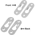 FUGee-40 Pcs Metal Keyhole Hanger, Keyhole Shelf Brackets, Keyhole ...
