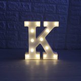 Magik Light up Letter K LED Party Sign, Battery Operated, Home ...