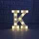 Magik Light up Letter LED Alphabet Number Symbol Plastic Battery ...