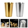600ml Stackable Water Cup Milk Beer Mug Stainless Steels Drinking ...
