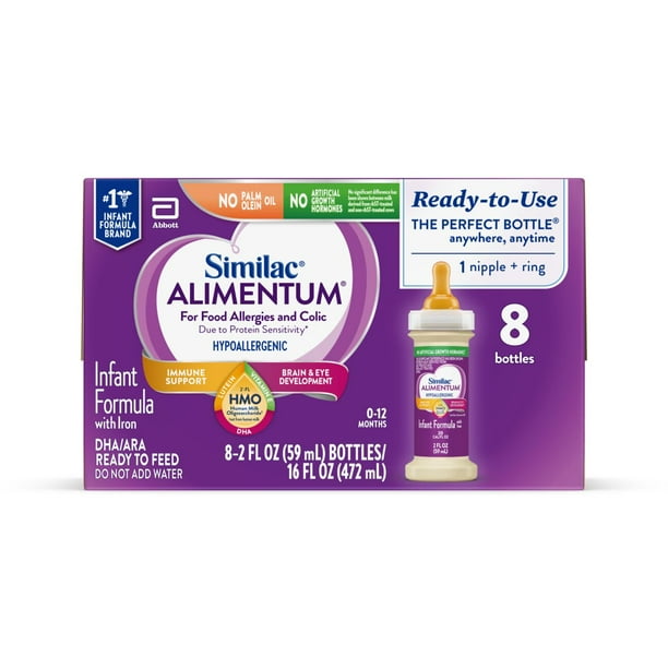 Similac Alimentum with 2’-FL HMO, Ready-to-Feed Baby Formula, 2-fl-oz ...
