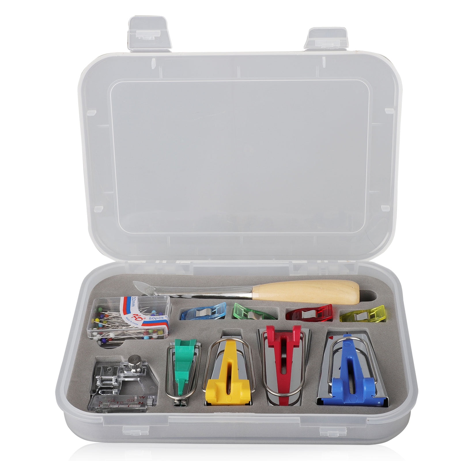 Click here for Htscf Bias Tape Maker Kits  4 Sizes 6mm 12mm 18mm... prices