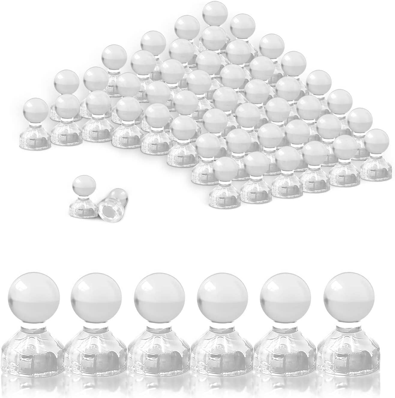 24pcs Push Pin Magnets, Refrigerator Magnets, Magnets for Whiteboard ...