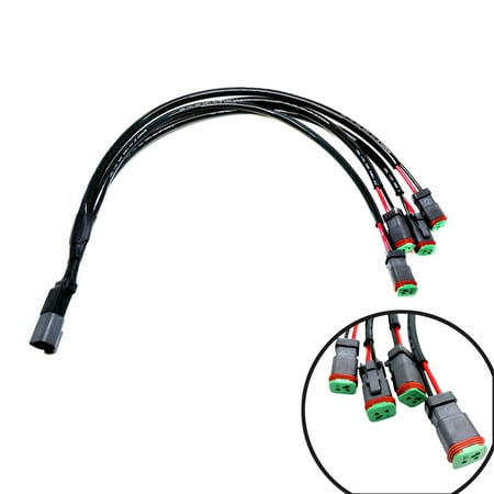 Top-Max 4 In 1 DT DTP Female Connector Wiring Harness Deutsch Multiple ...