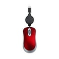 USB C Corded Mouse Retractable Cable Small Mouse for Kids Children ...